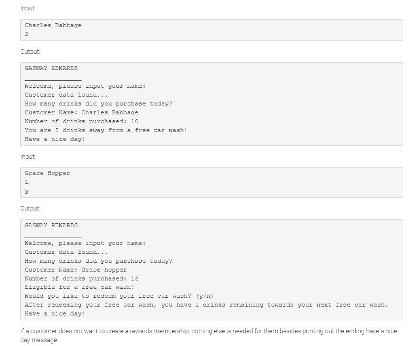 Solved This lab is is very similar to 80 Printing Rewards, | Chegg.com