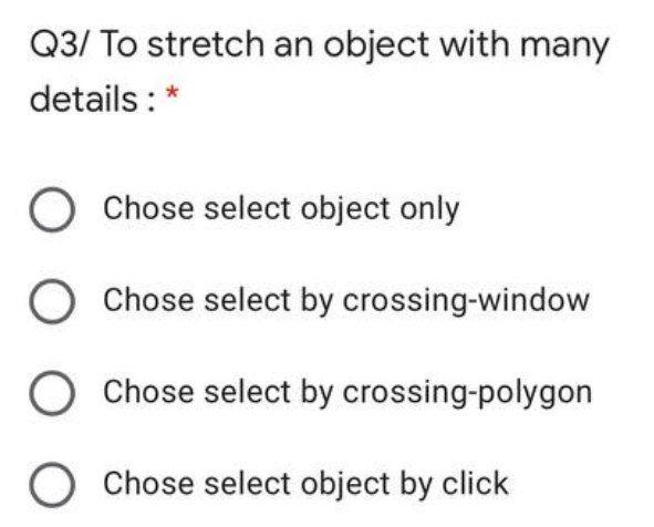 Solved Q3/ To stretch an object with many details : * O | Chegg.com