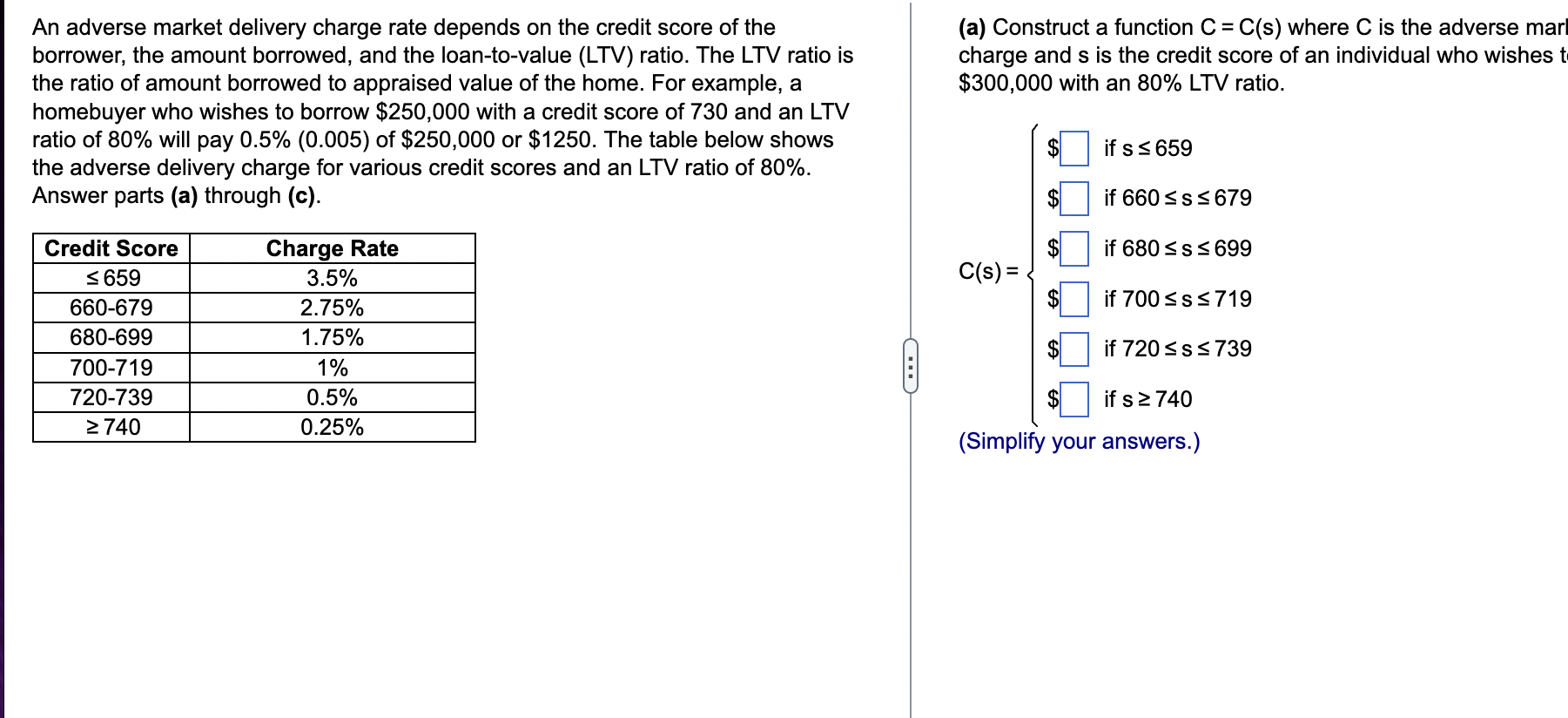 Solved An Adverse Market Delivery Charge Rate Depends On The Chegg