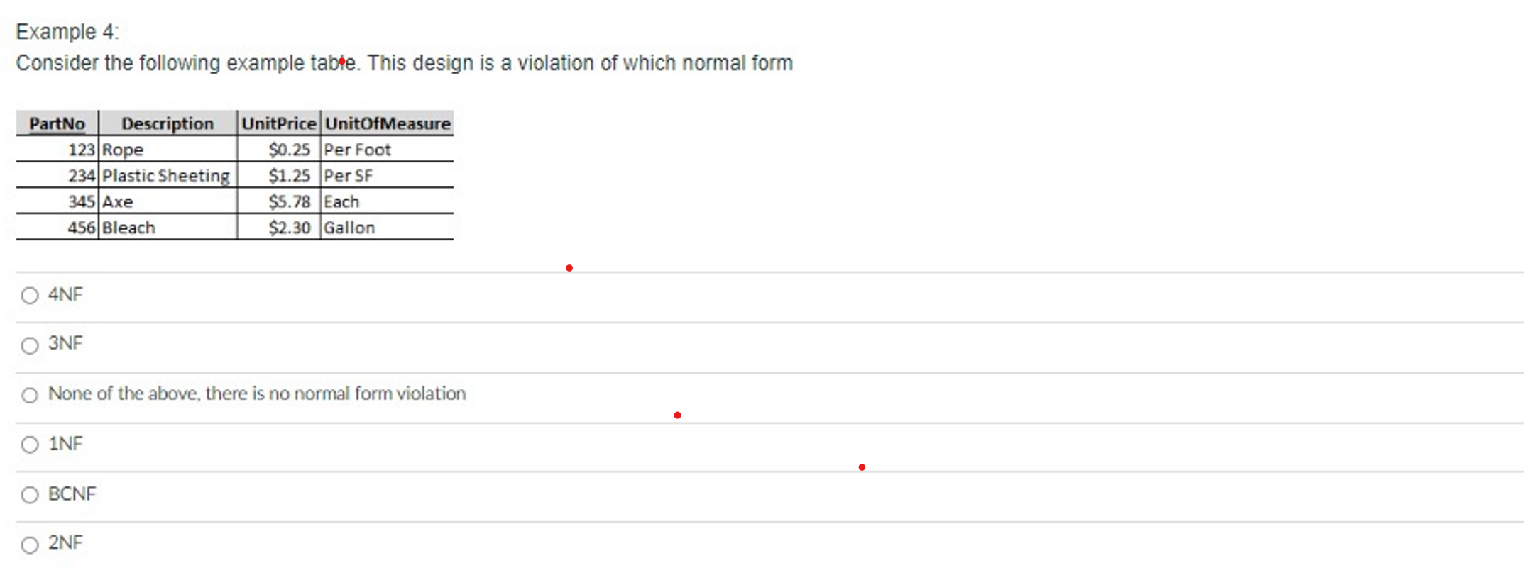 Solved Example 4: Consider the following example tabie. This | Chegg.com