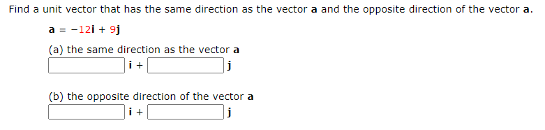 Solved Find a unit vector that has the same direction as the | Chegg.com