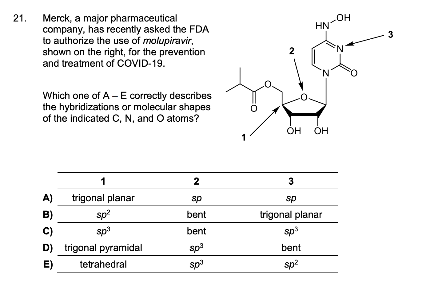 Solved 1. Merck, a major pharmaceutical company, has | Chegg.com