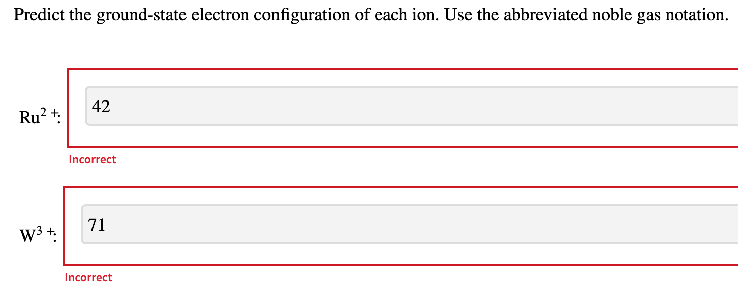 Solved Predict the ground-state electron configuration of | Chegg.com