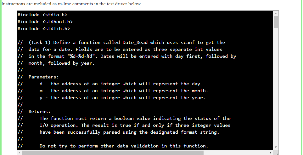 Solved Implement basic functions to read, write and compare | Chegg.com