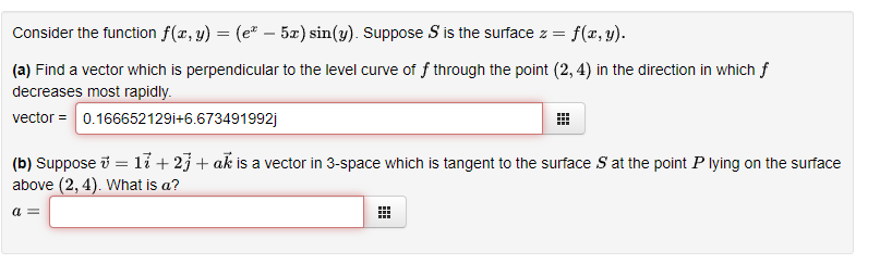 Solved Consider the function f(x,y)=(ex−5x)sin(y). Suppose S | Chegg.com