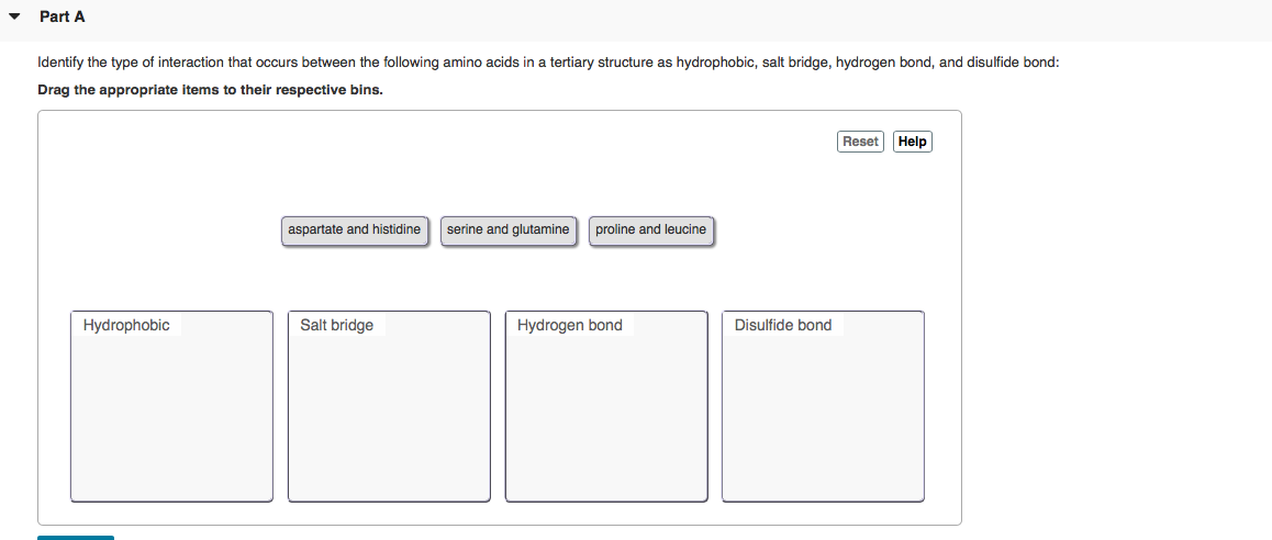 Solved Part A Identify the type of interaction that occurs | Chegg.com