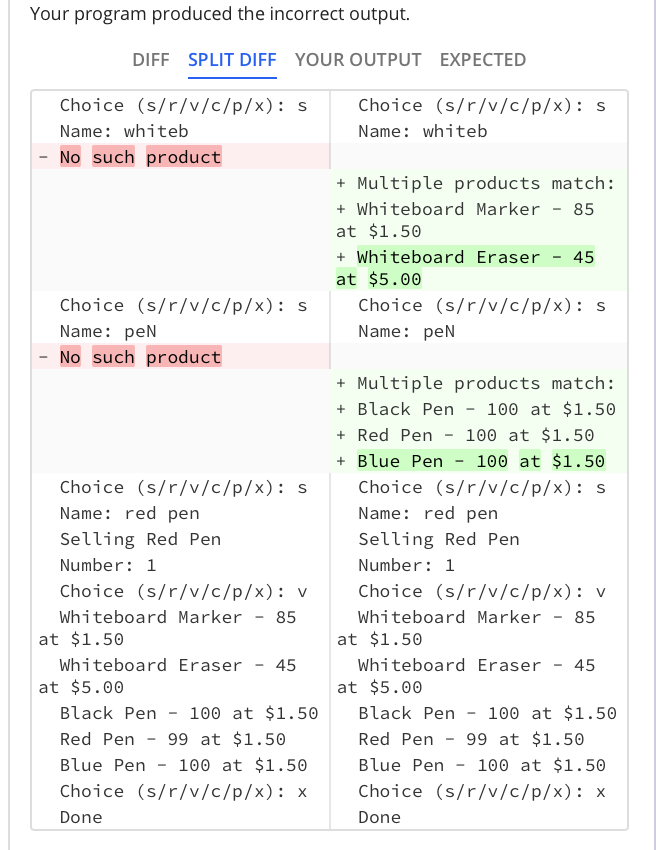 Solved Question:Main class: StoreA store sells a number of | Chegg.com