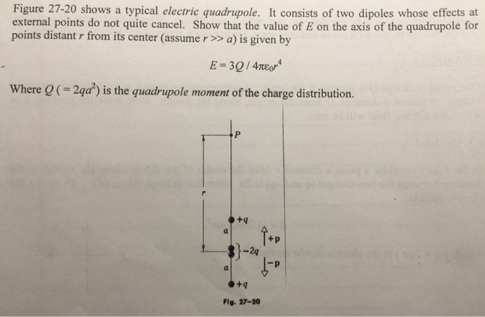 Solved Figure 27-20 shows a typical electric quadrupole. It | Chegg.com