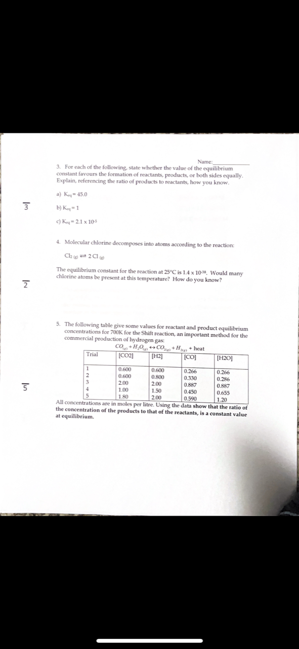 Solved Name: Unit 5 Hand-In Assignment ≈1 (5.1-5.3) When | Chegg.com