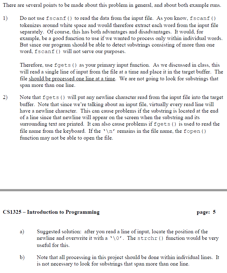 Solved Program 2-Detecting Substrings Introduction A very | Chegg.com