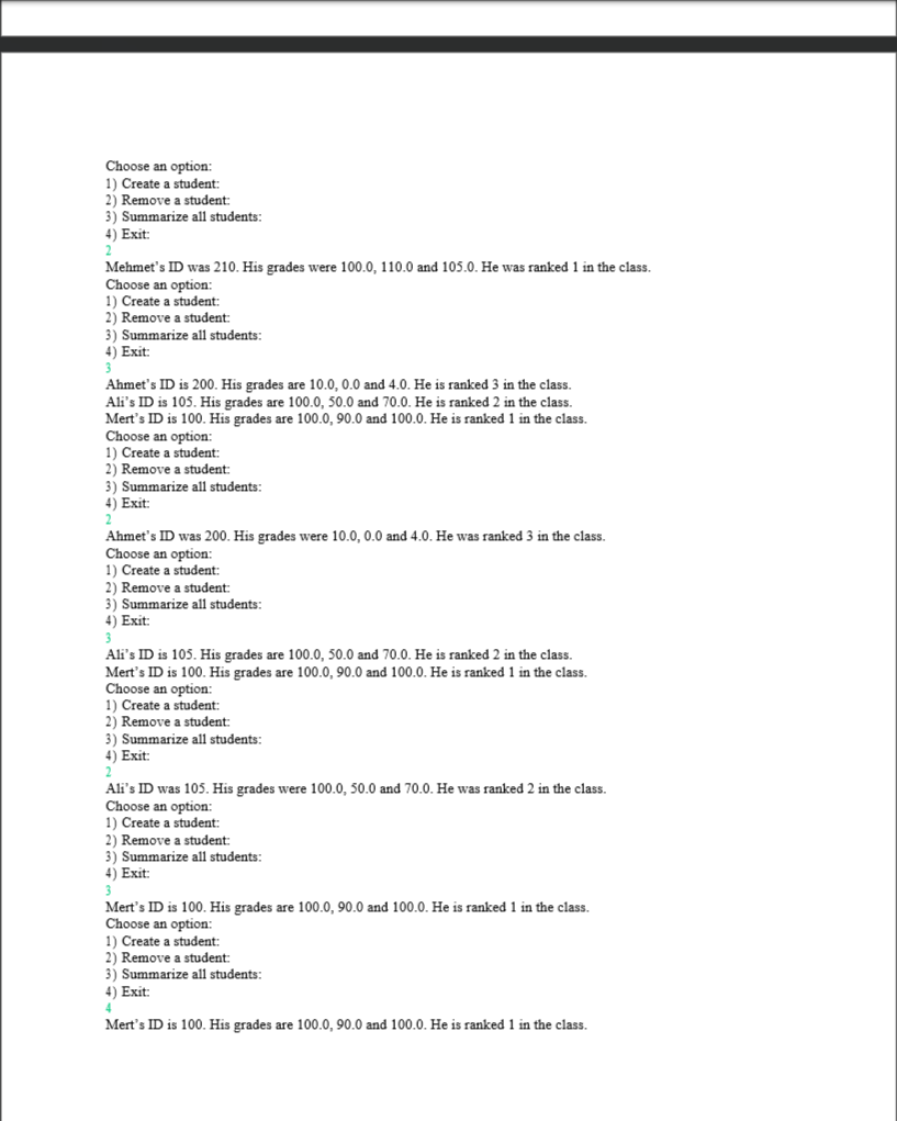 Solved NOTE: You must use your own implementation of linked | Chegg.com