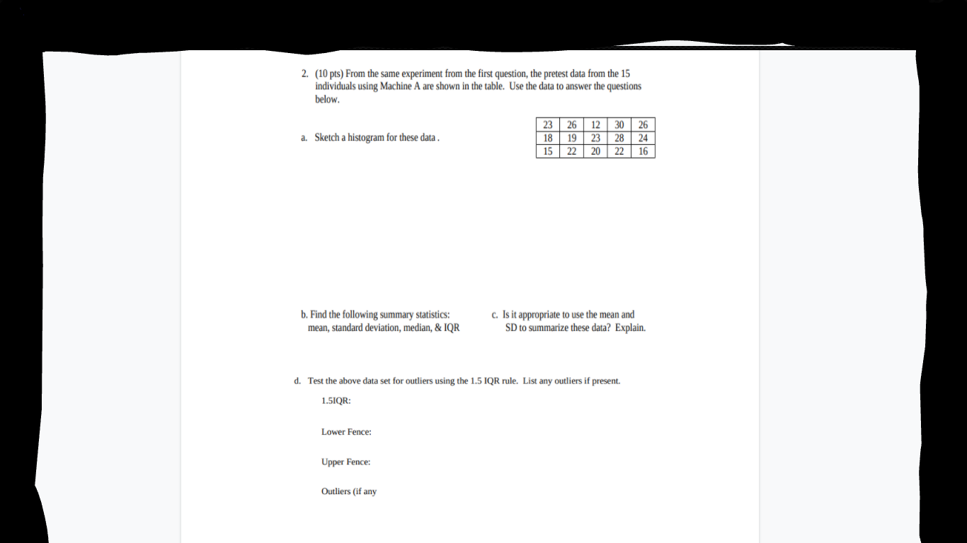 Solved 2 10 Pts From The Same Experiment From The First