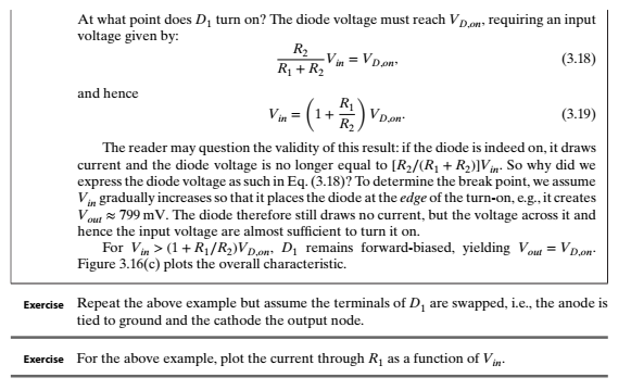 Solved Example 3-14 Using the constant-voltage model, plot | Chegg.com