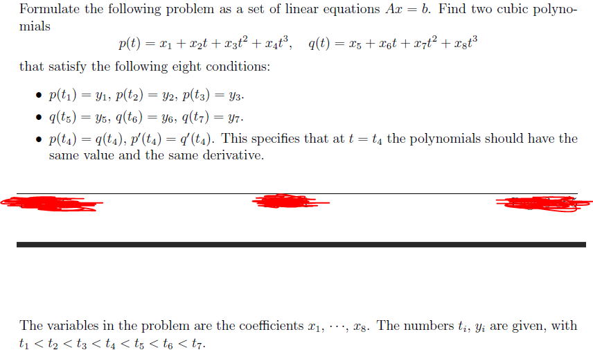 Solved Formulate the following problem as a set of linear | Chegg.com