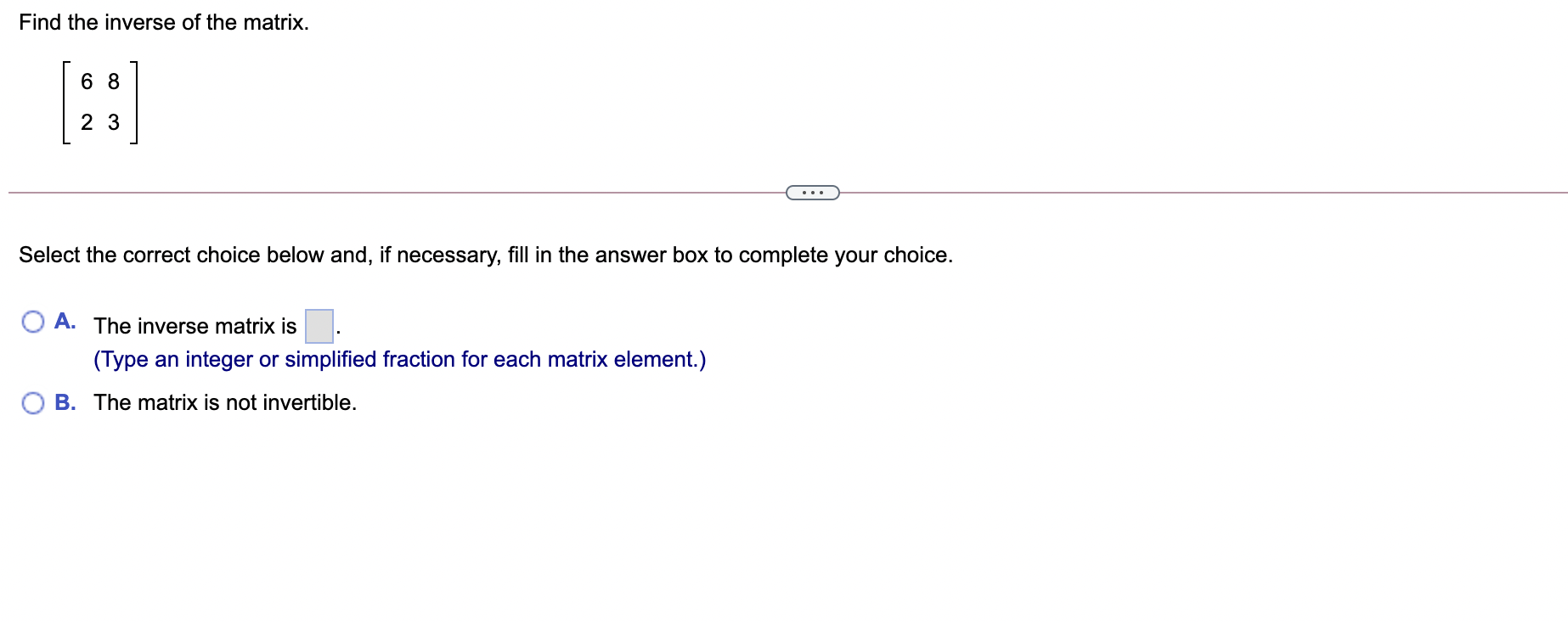 Solved 1 0 - 1 7 -5 1 2 Compute each matrix sum or product | Chegg.com