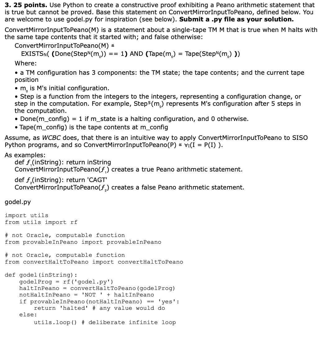 Solved 3. 25 points. Use Python to create a constructive | Chegg.com