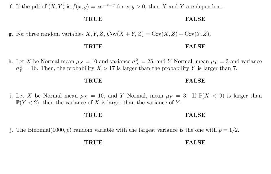 Solved F If The Pdf Of Xy Is Fxyxe−x−y For Xy0 
