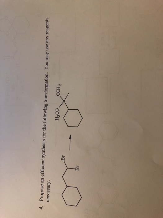 Solved Propose an efficient synthesis for the following | Chegg.com
