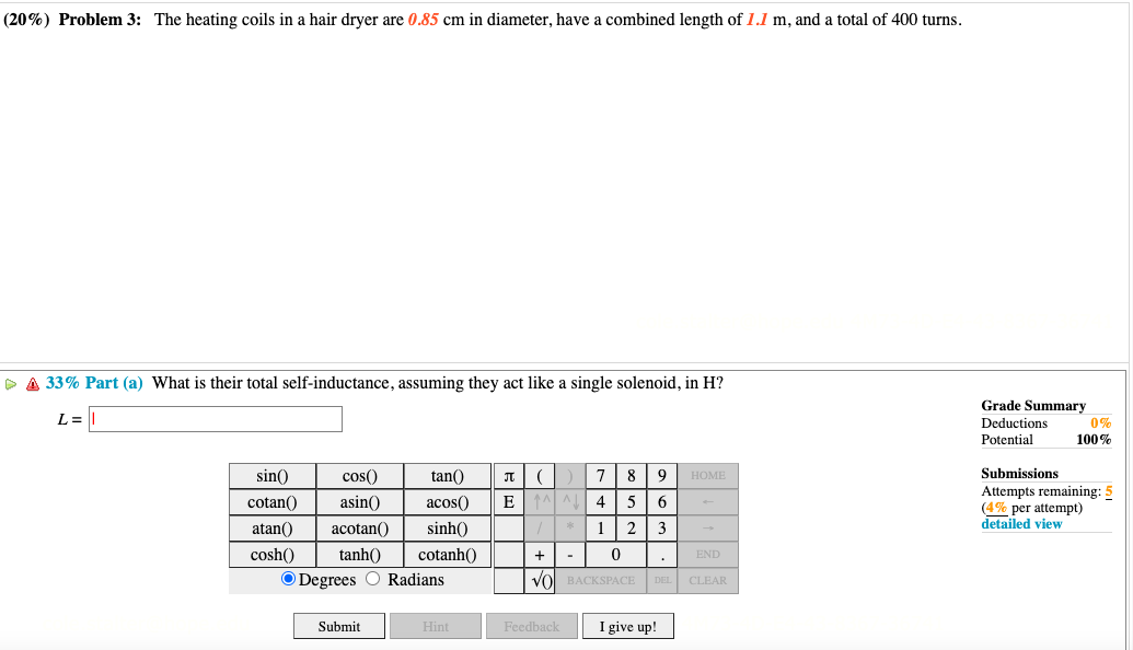 Solved Part (b) How much energy is stored in them when 6.75 | Chegg.com