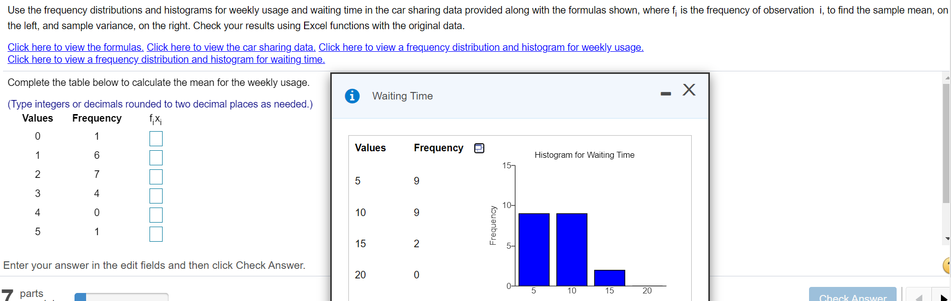 Solved Use the frequency distributions and histograms for | Chegg.com