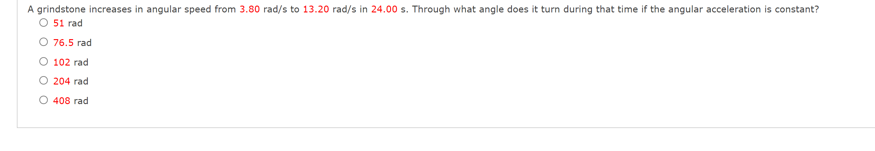 Solved A grindstone increases in angular speed from 3.80 | Chegg.com