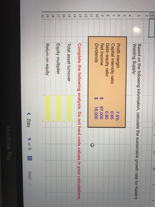 Solved Based on the following information, calculate the | Chegg.com