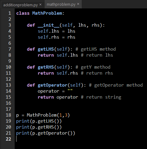 Exercise: MathProblem Set Methods Description In this | Chegg.com