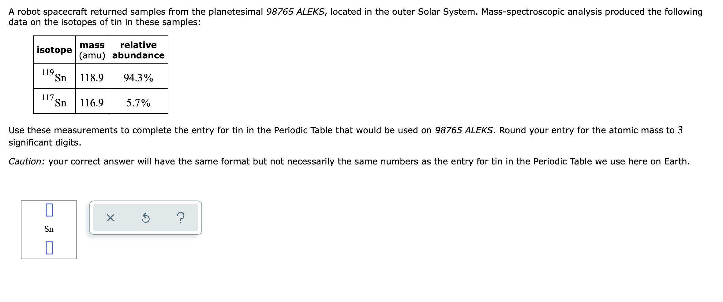 Solved A robot spacecraft returned samples from the | Chegg.com