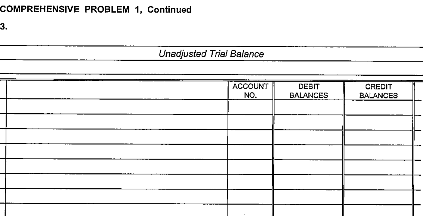Solved COMPREHENSIVE PROBLEM 1, Continued 3. 5. Optional | Chegg.com