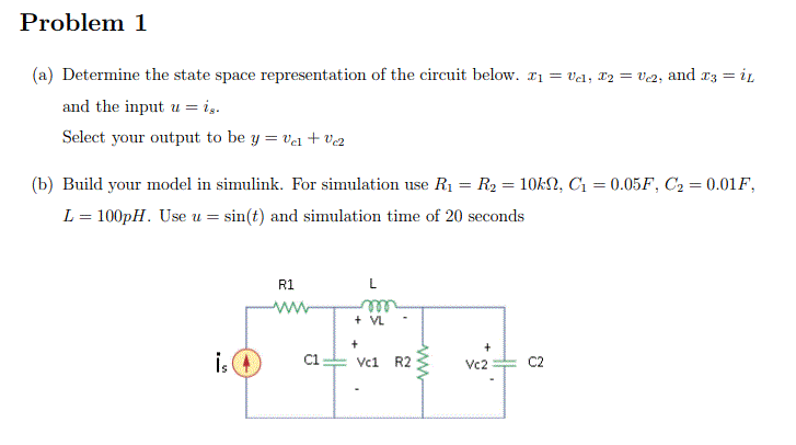 Solved Problem 2 (a) Repeat problem 1 now with y a (b) Find | Chegg.com
