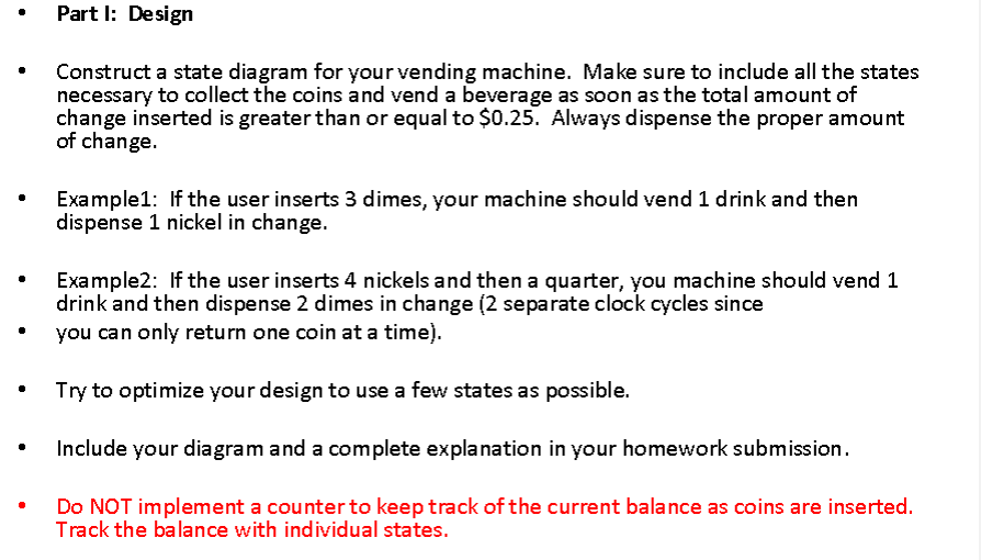 Design a VHDL module for the following state machine | Chegg.com