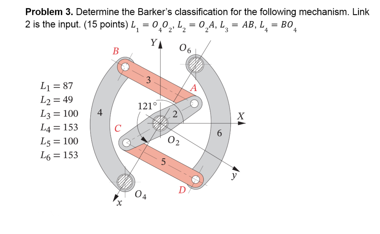 Problem 3. Determine the Barker's classification for | Chegg.com