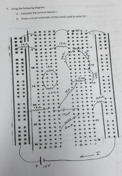 Solved 7. Using the following diagram, a. Calculate the | Chegg.com