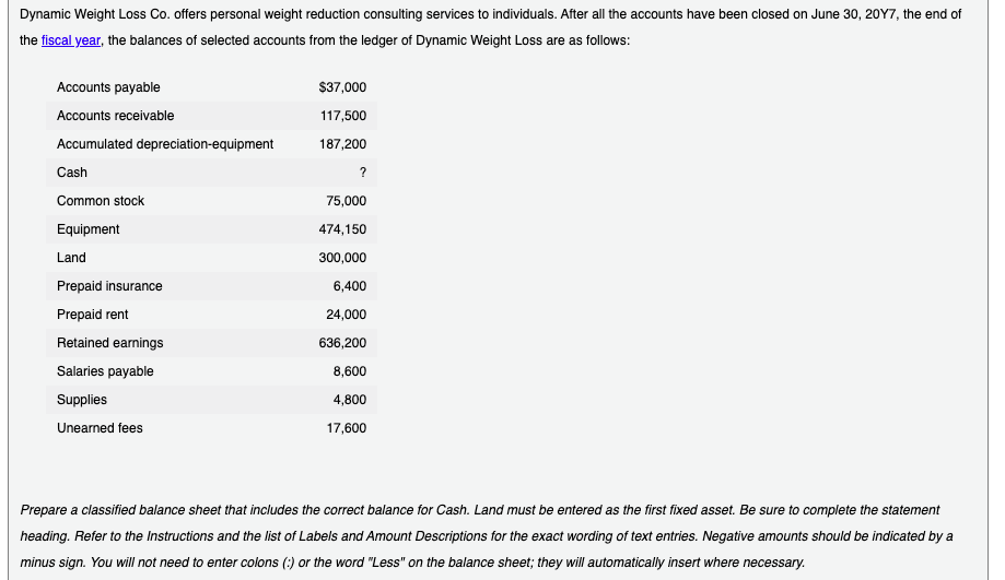 Solved Dynamic Weight Loss Co. offers personal weight | Chegg.com