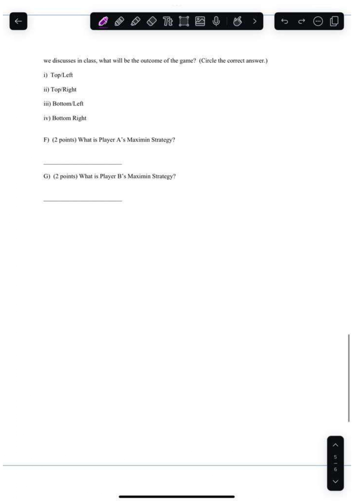 Solved 2. (18 Total Points) Suppose that two players are | Chegg.com