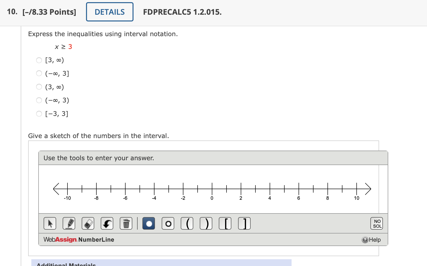 Solved Express the inequalities using interval notation. | Chegg.com