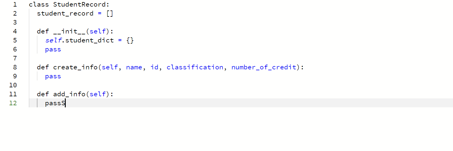 Solved 1. Student Record Background The CS department has | Chegg.com