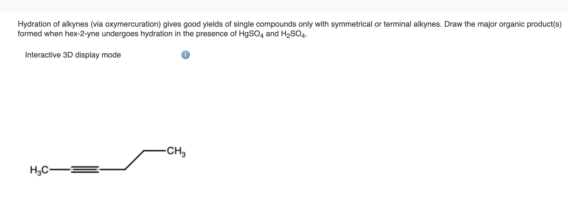 Solved Hydration Of Alkynes Via Oxymercuration Gives Good