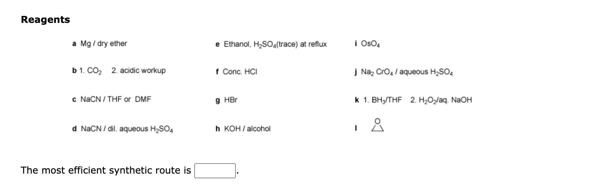 Solved Devise the most efficient synthesis for the | Chegg.com