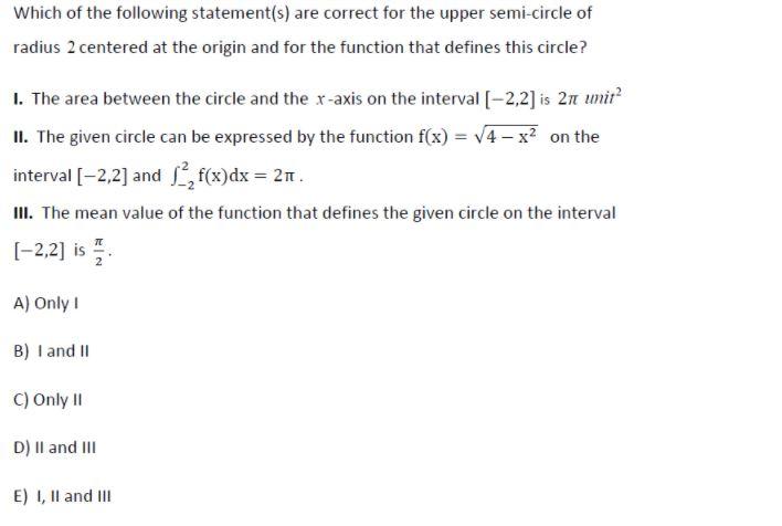 Solved Which of the following statement(s) are correct for | Chegg.com