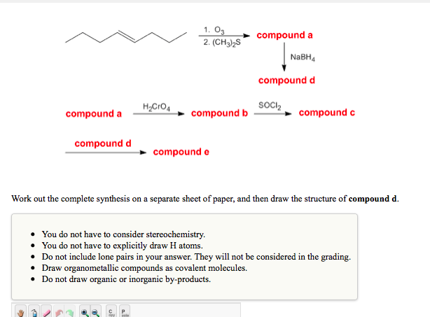 Solved Work out the complete synthesis on a separate sheet | Chegg.com Solved Work out the complete synthesis on a separate sheet | Chegg.com
