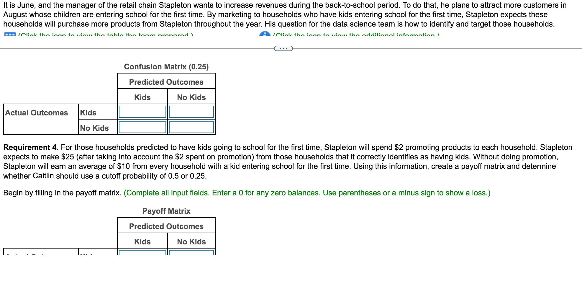 Solved Requirements Requirements 1. Calculate the false | Chegg.com