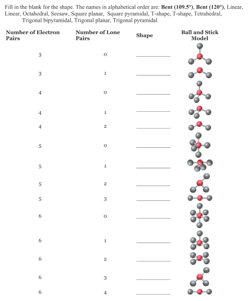 Solved Fill in the blank for the shape. The names in | Chegg.com