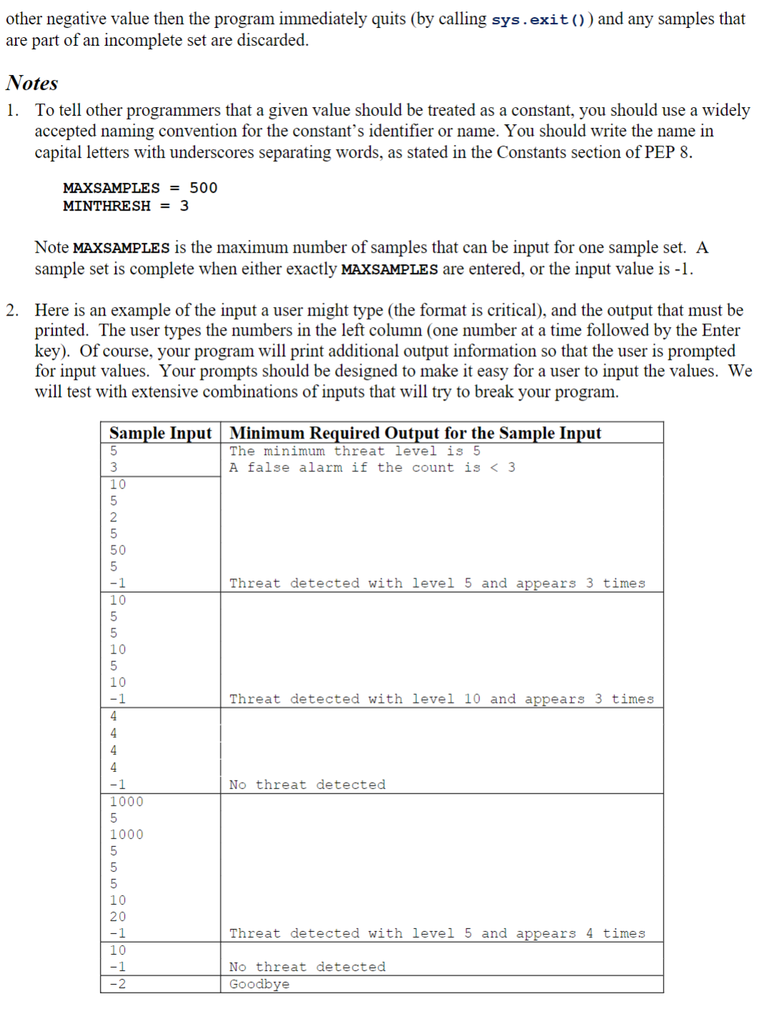 Solved other negative value then the program immediately | Chegg.com