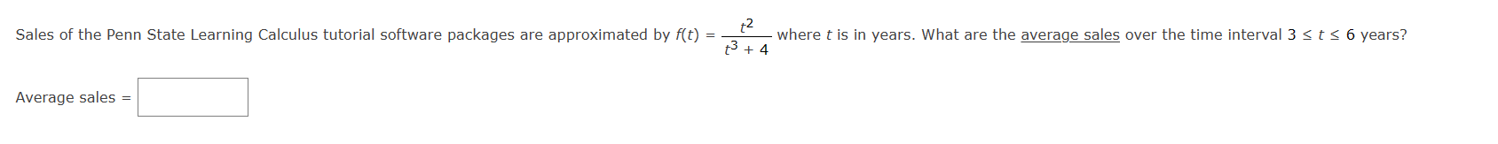 Solved Average Sales Chegg