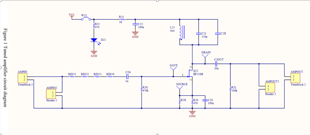 Solved 3 Circuit Description Figure 1 shows the tuned | Chegg.com