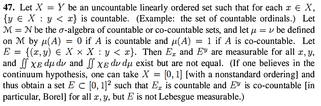 47. Let X = Y be an uncountable linearly ordered set | Chegg.com