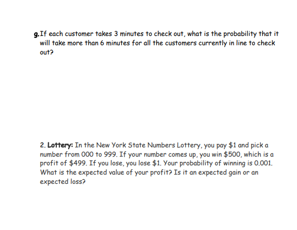 Solved 1. Fifteen items or less: The number of customers in | Chegg.com