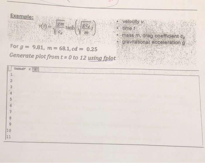 Solved Use Colon Notation Generate Vector Linspace C 3 25 12 Matlab Programming Example 6135