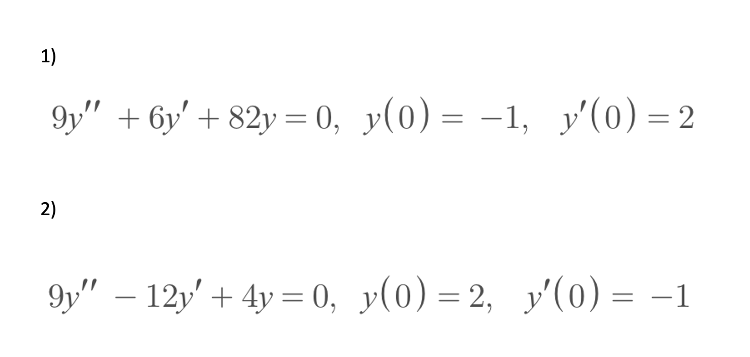 Solved SOLVE THE GIVEN INITIAL VALUE PROBLE AND SKETCH | Chegg.com